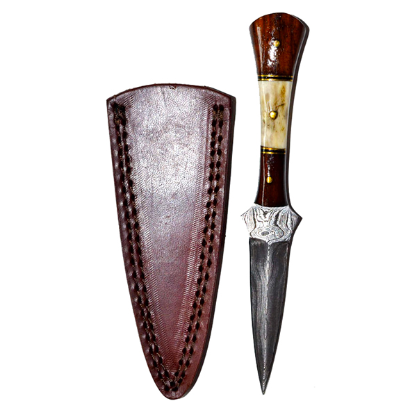 Baby Stag Damascus Athame