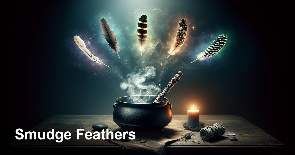 Smudge Feather - Many Types