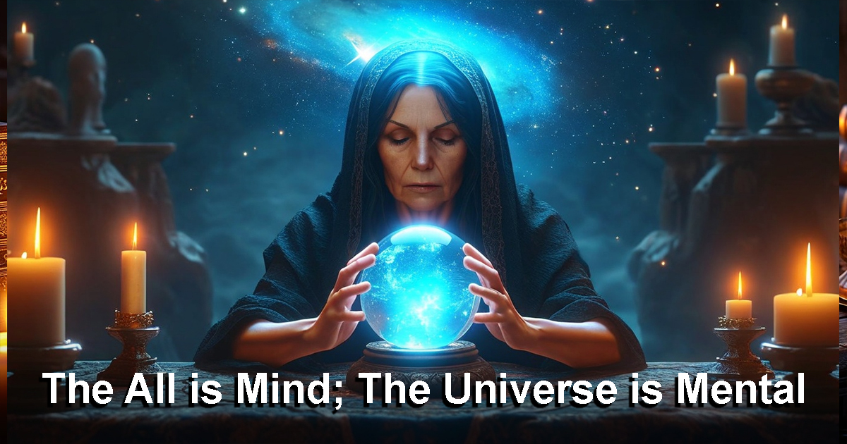 The All is Mind; The Universe is Mental