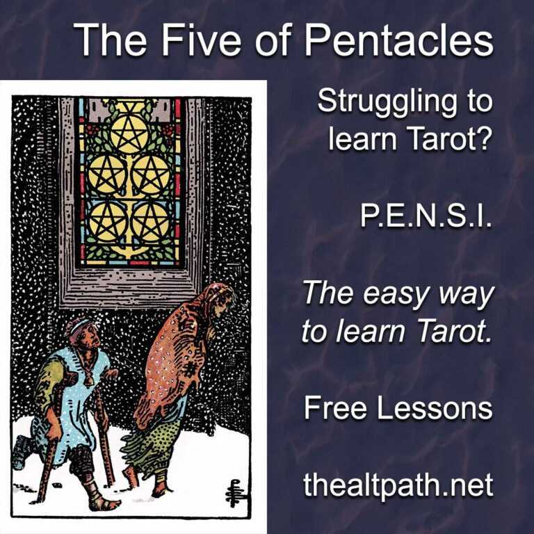Five of Pentacles - Free Tarot Lessons